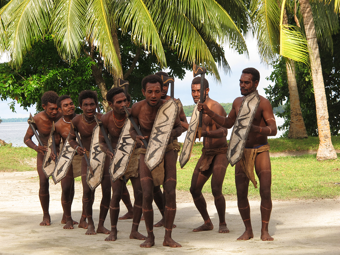 Solomon Islands_Village Men dancing_WEB - Cheesemans Ecology Safaris